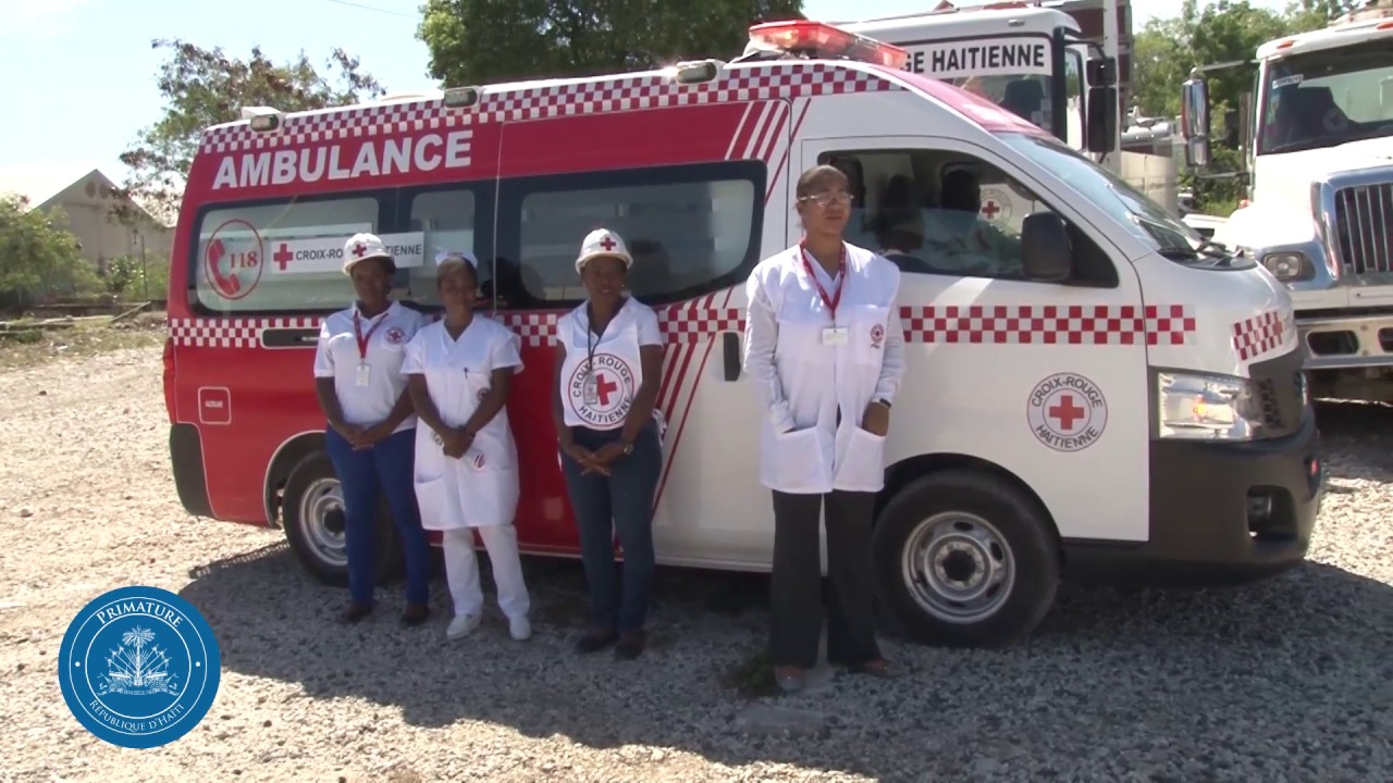 La Primature aux côtés de la Société de la Croix rouge haïtienne - YouTube