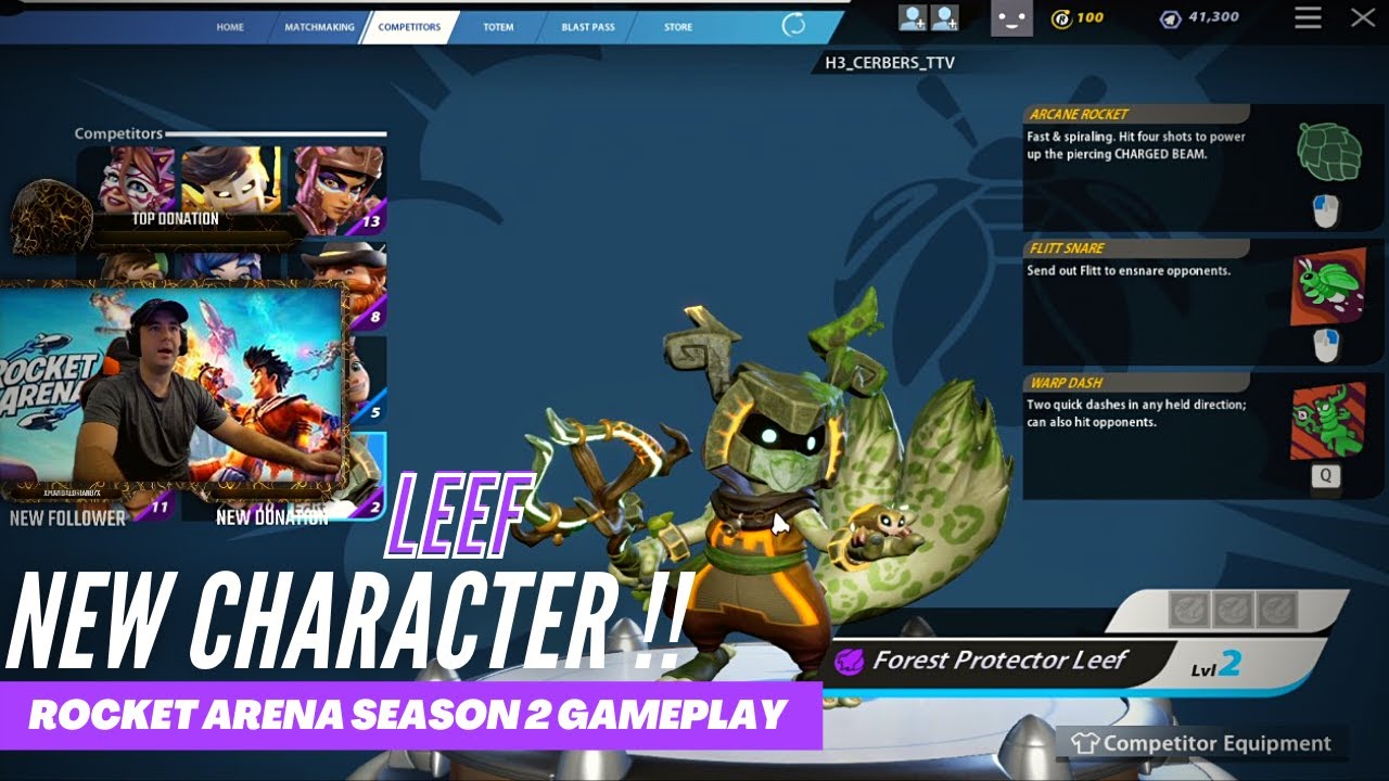Rocket Arena Leef Gameplay..A new Season and a NEW Competitor! - YouTube