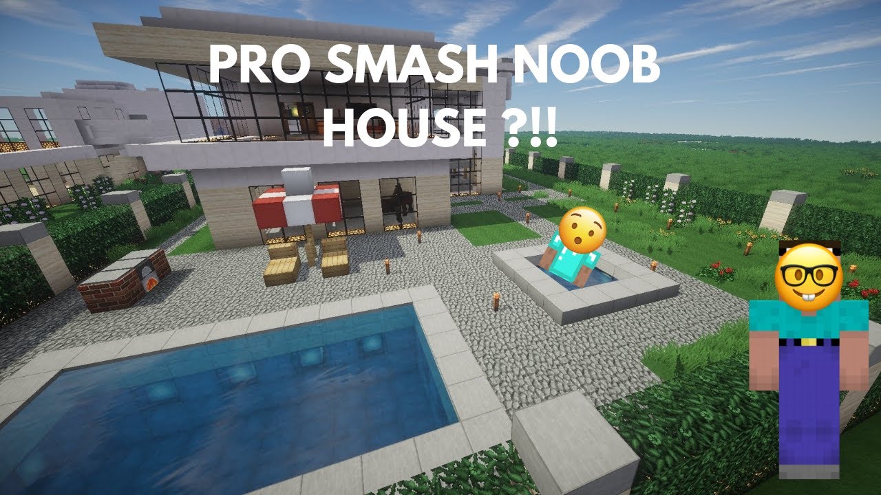 PRO SMASH NOOB HOUSE ! | MINECRAFT - YouTube