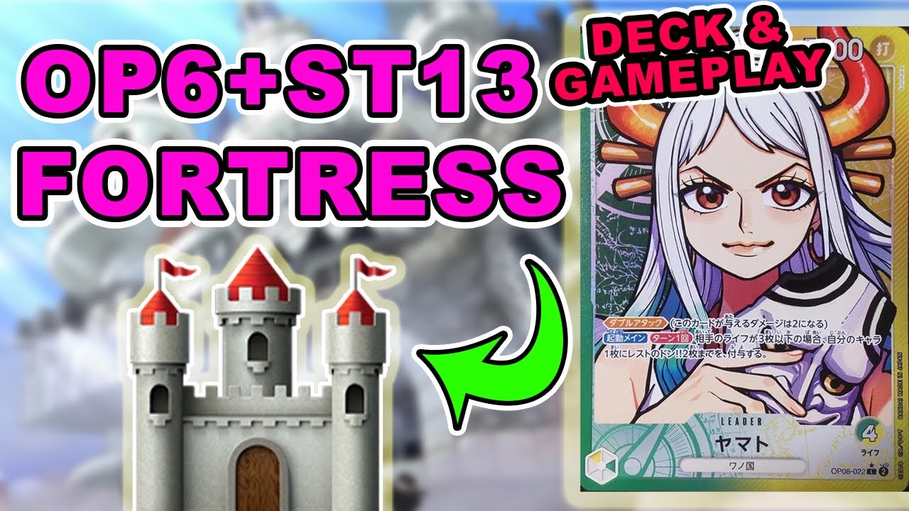 [OP6-ST13] FORTRESS Yamato GAMEPLAY! | One Piece Card Game - YouTube