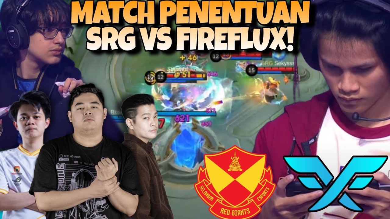 MATCH PENENTUAN AKANKAH COMEBACK ?! SRG VS FIREFLUX MATCH 5 - PLAYOFF ...