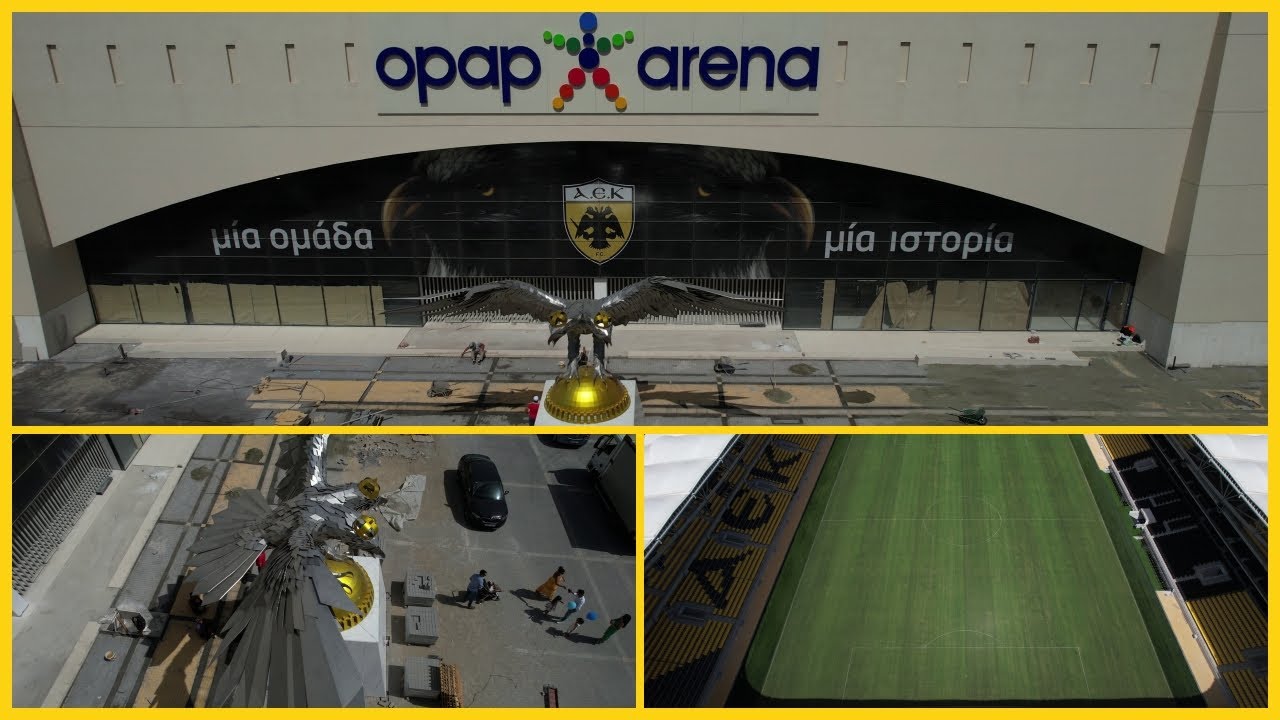 DRONE 4Κ ΜΕ ΑΓ.ΧΩΡΟ ΚΑΙ Ν.Α ΠΕΡΙΦΕΡΕΙΑΚΑ ΕΡΓΑ ΣΤΟ ΓΗΠΕΔΟ ΑΕΚ ΑΓΙΑ ΣΟΦΙΑ ...