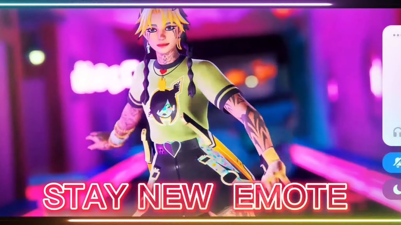 fortnite New Emote ( STAY) - YouTube