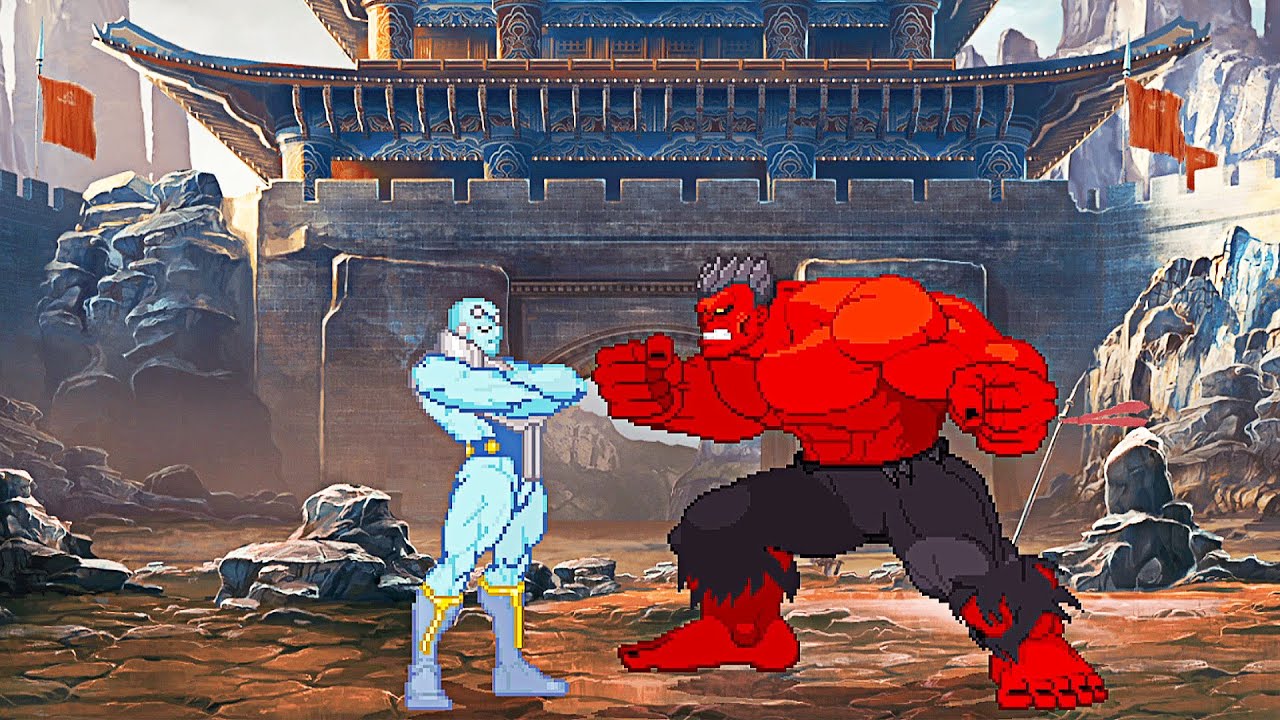 BRAINIAC VS RED HULK (VERY HARD) - EPIC FIGHT! - YouTube