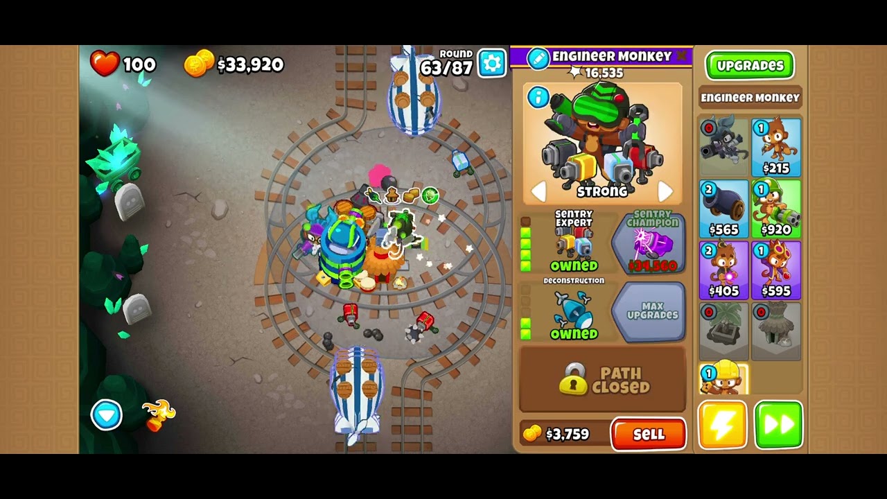 BTD6 - Odyssey Event Hard - Monkey vs Machine - Island 3 Underground ...