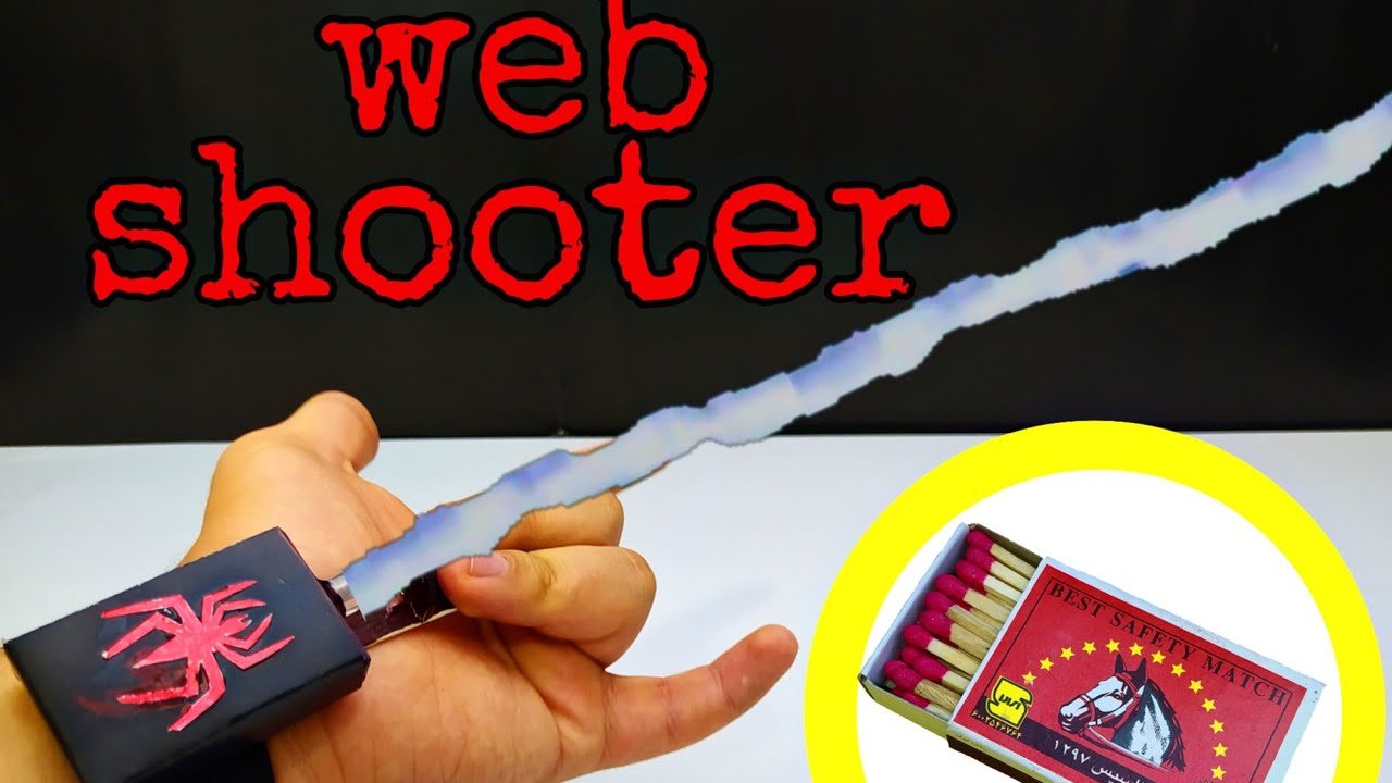 How To Make SPIDER-MAN Web Shooter with matchbox | DIY Spiderman web ...