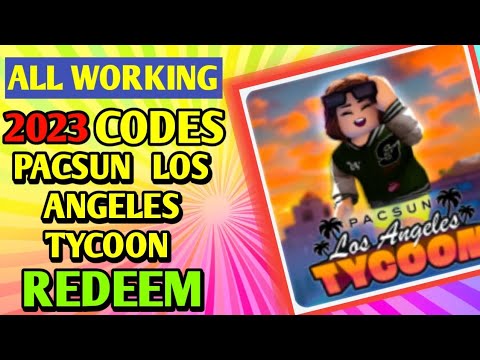 All *New* Pacsun Los Angeles Tycoon Codes 2023 | Codes for Pacsun Los ...