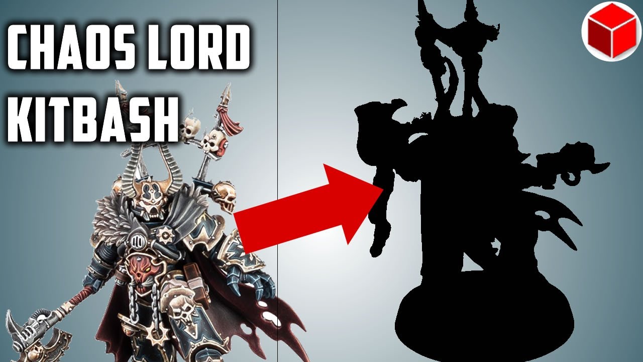 Kitbashing The Chaos Lord To Look Retro - YouTube