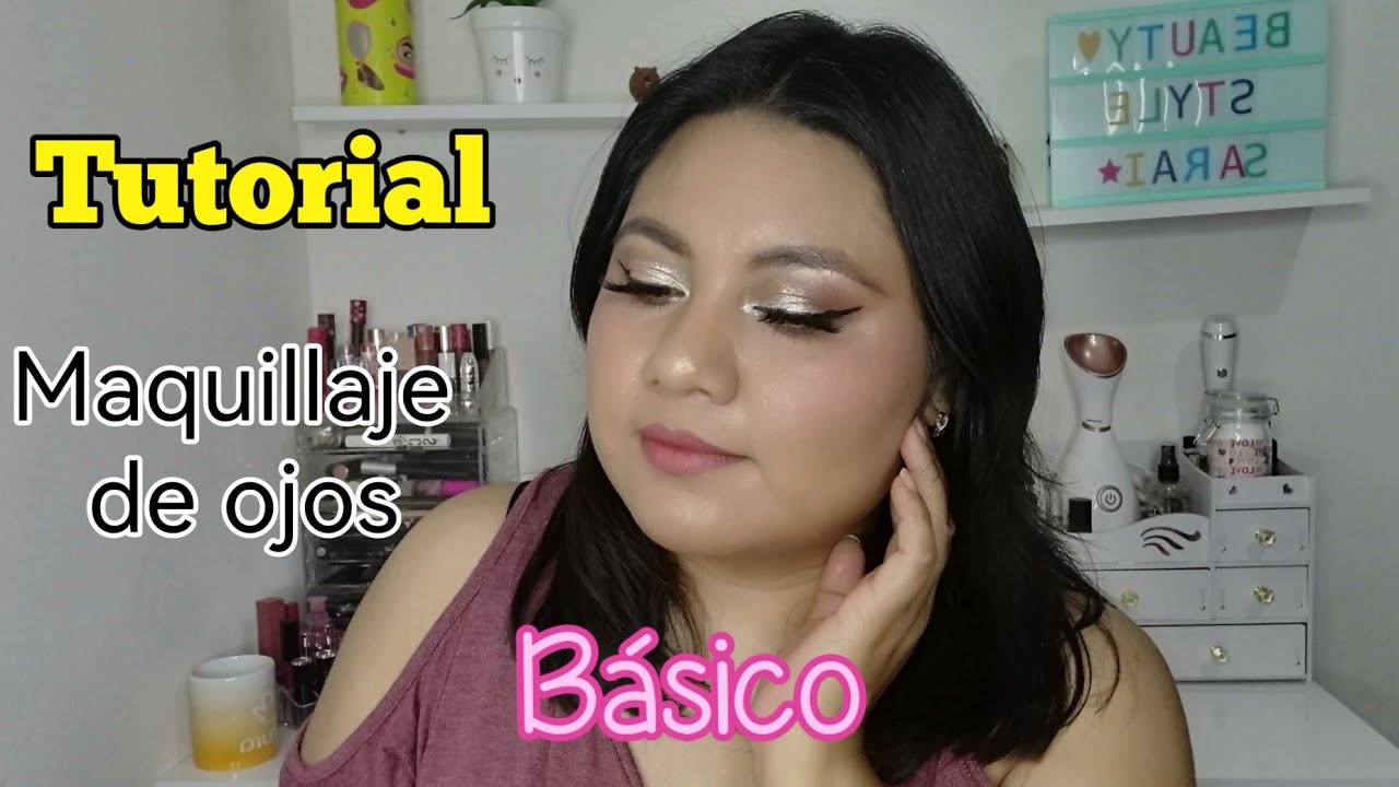 Tutorial de maquillaje de ojos BÁSICO • Comienza a maquillarte - YouTube
