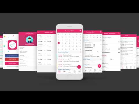 Appointment Manager App Design, an UI Kit Template by App Innovation