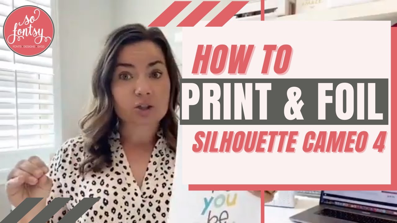 Print + Foil Quill Hack with Silhouette CAMEO - YouTube