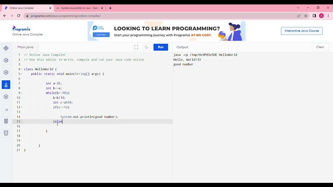 how to find bad and good number in java|| coding || java || ZeroTheVlog ...
