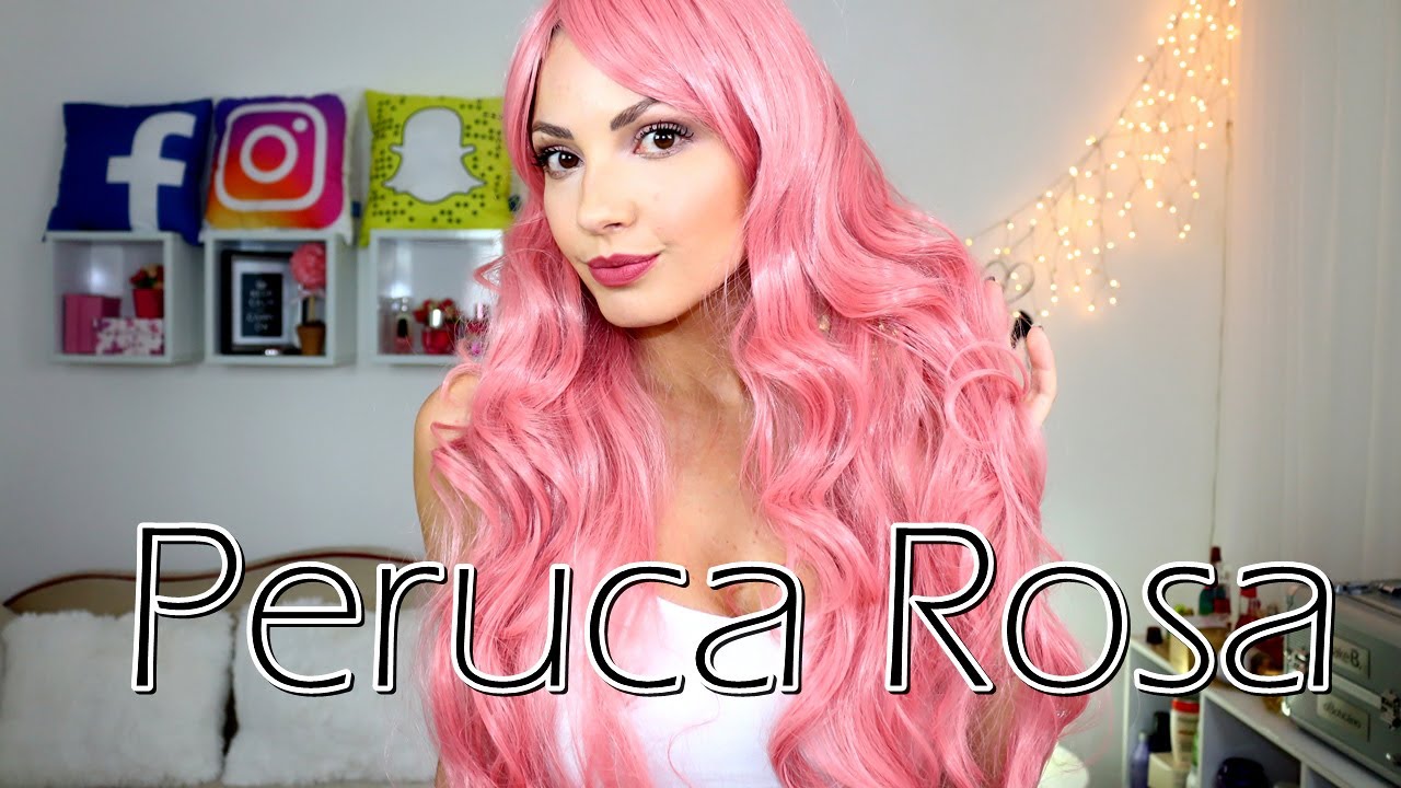 PERUCA ROSA Ali Express Por Bia Munstein - YouTube