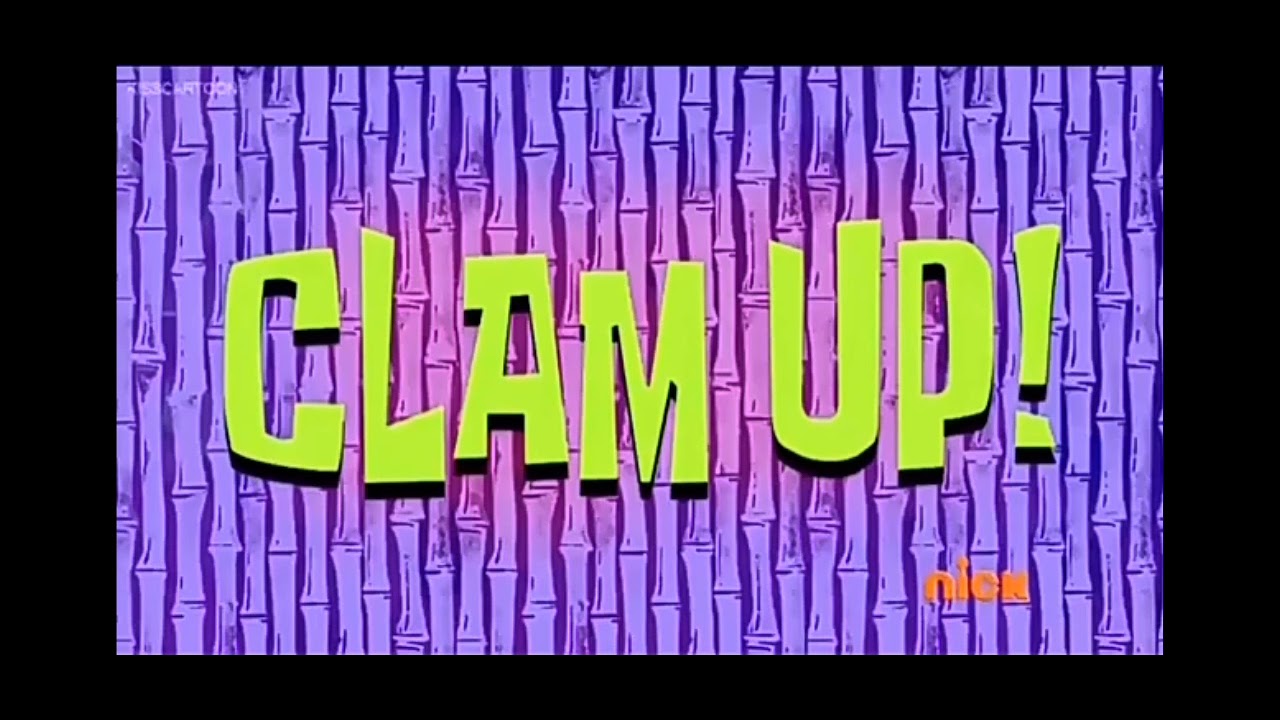 SpongeBob Music Clam Up - YouTube
