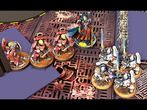 Blood Angels vs Grey Knights! Warhammer 40k Tabletop Simulator (TTS ...