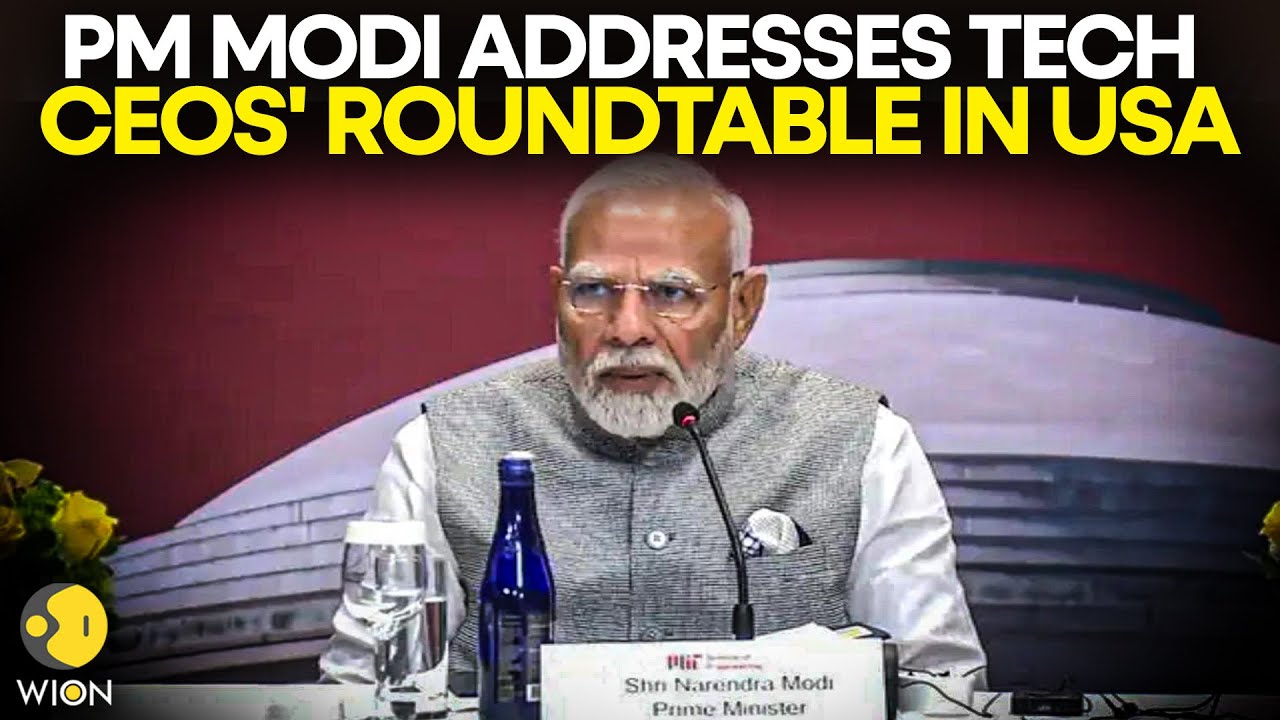PM Modi US Visit: Prime Minister Narendra Modi Addresses Tech CEOs ...