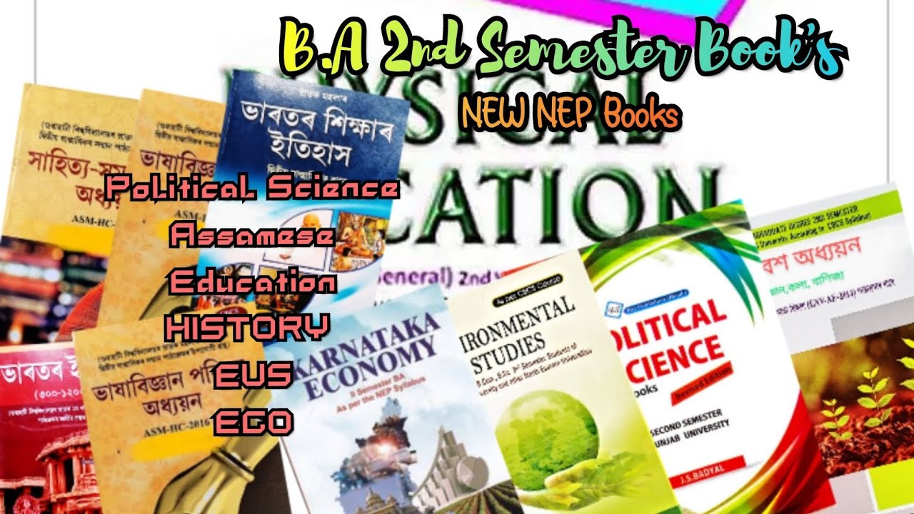 B.A 2nd Semester New NEP Books For New Syllabus Crouse//New NEP Books # ...