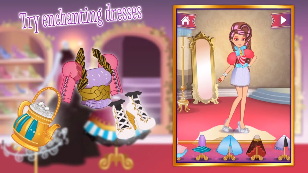 Ever After High Charmed Style - preview mobile game for kids - YouTube
