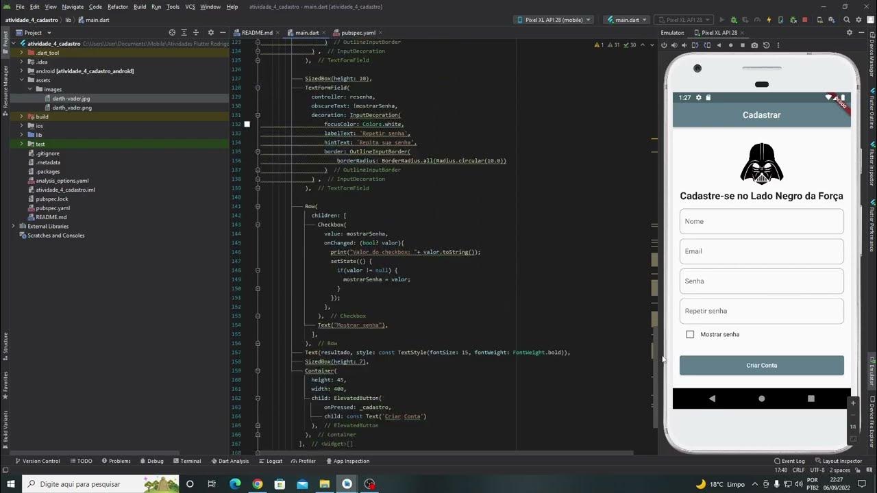 Cadastro - Flutter - YouTube