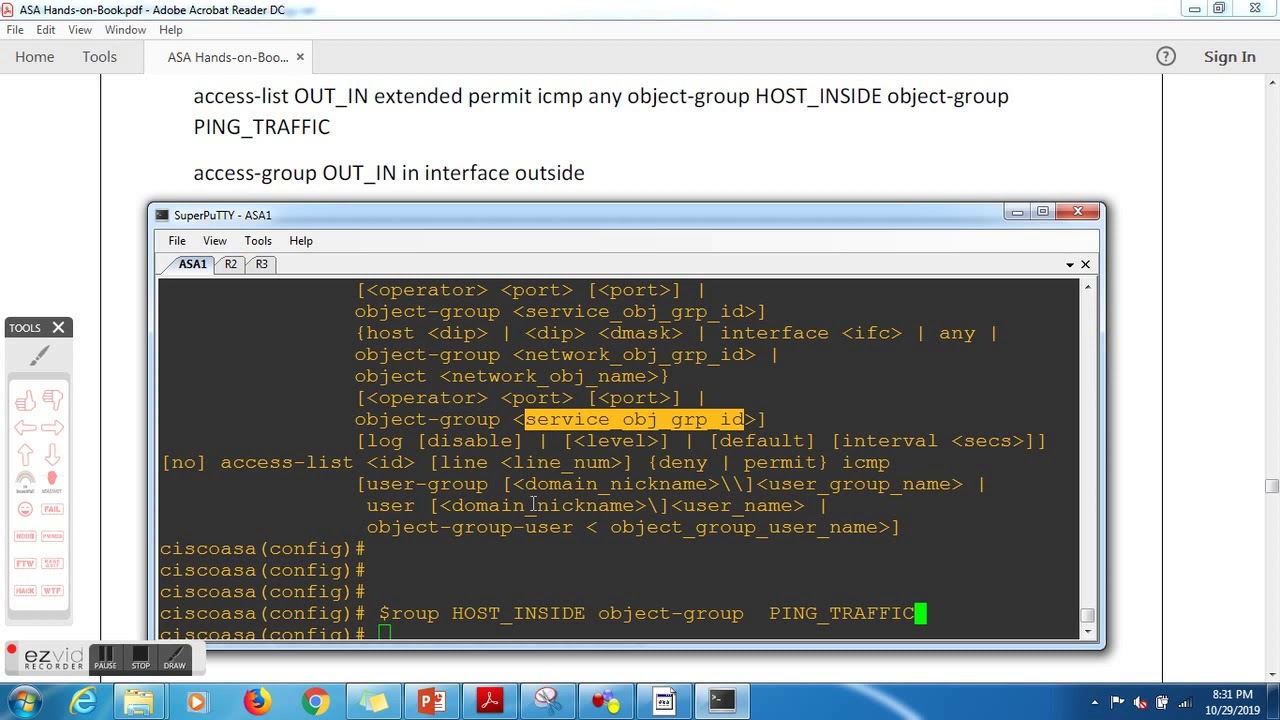 Cisco ASA Firewall Video - 11 (Chapter - 4-Object Group Part-3) - YouTube