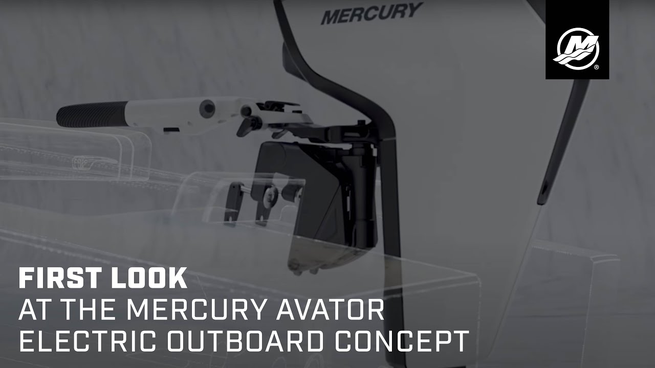 First Look at the Mercury Avator Electric Outboard Concept - YouTube