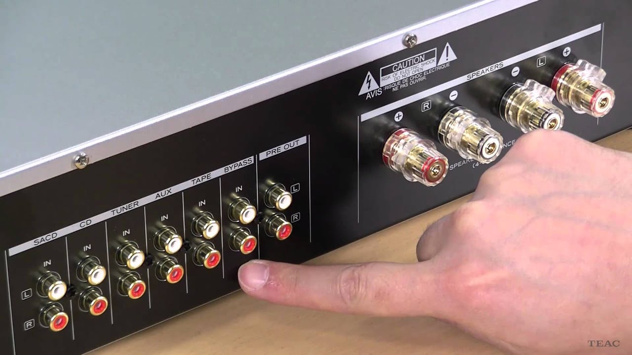 TEAC Distinction AI-1000 Amplifier - YouTube