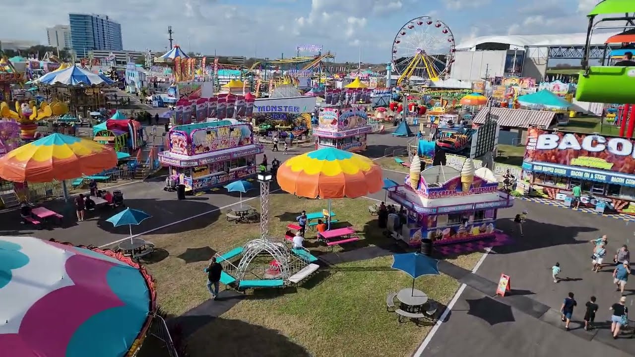 Riding Rides 🎢 At FLORIDA STATE FAIR 🎡 2023 | 4K 60fps - YouTube