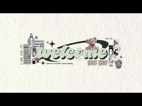 aesthetic Intro & Outro templates (with cute characters) | FREE FOR USE ...