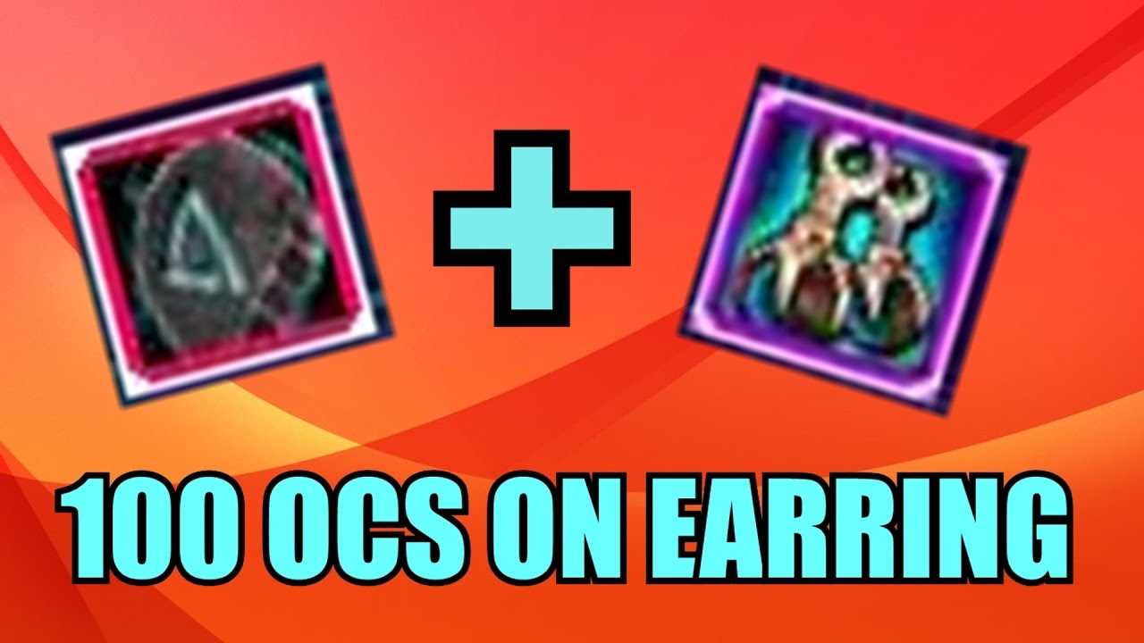 Using 100 OCS on earring - Digimon Masters Online - YouTube