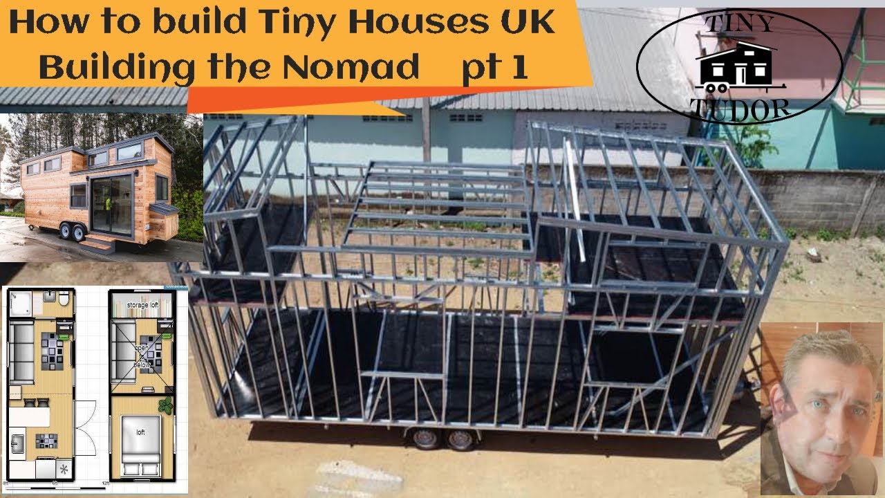 Building the Nomad Pt 1 - How to build a Tiny House UK - Building a ...