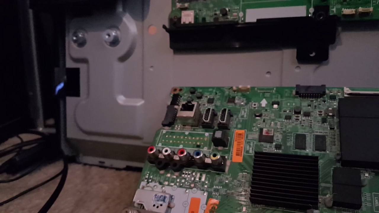 Fix 4K tv LG stuck red green blue flash loop fix repair UHD - YouTube