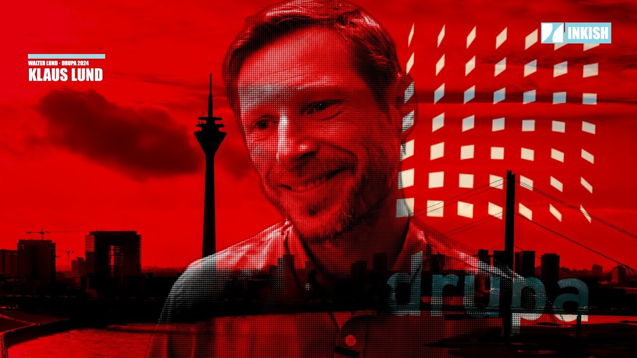 Klaus Lund · Commercial Manager · Walter Lund · Reporting from Drupa ...