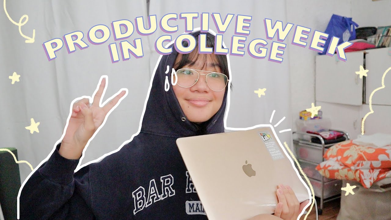 productive week in college ⏰| college diaries - YouTube