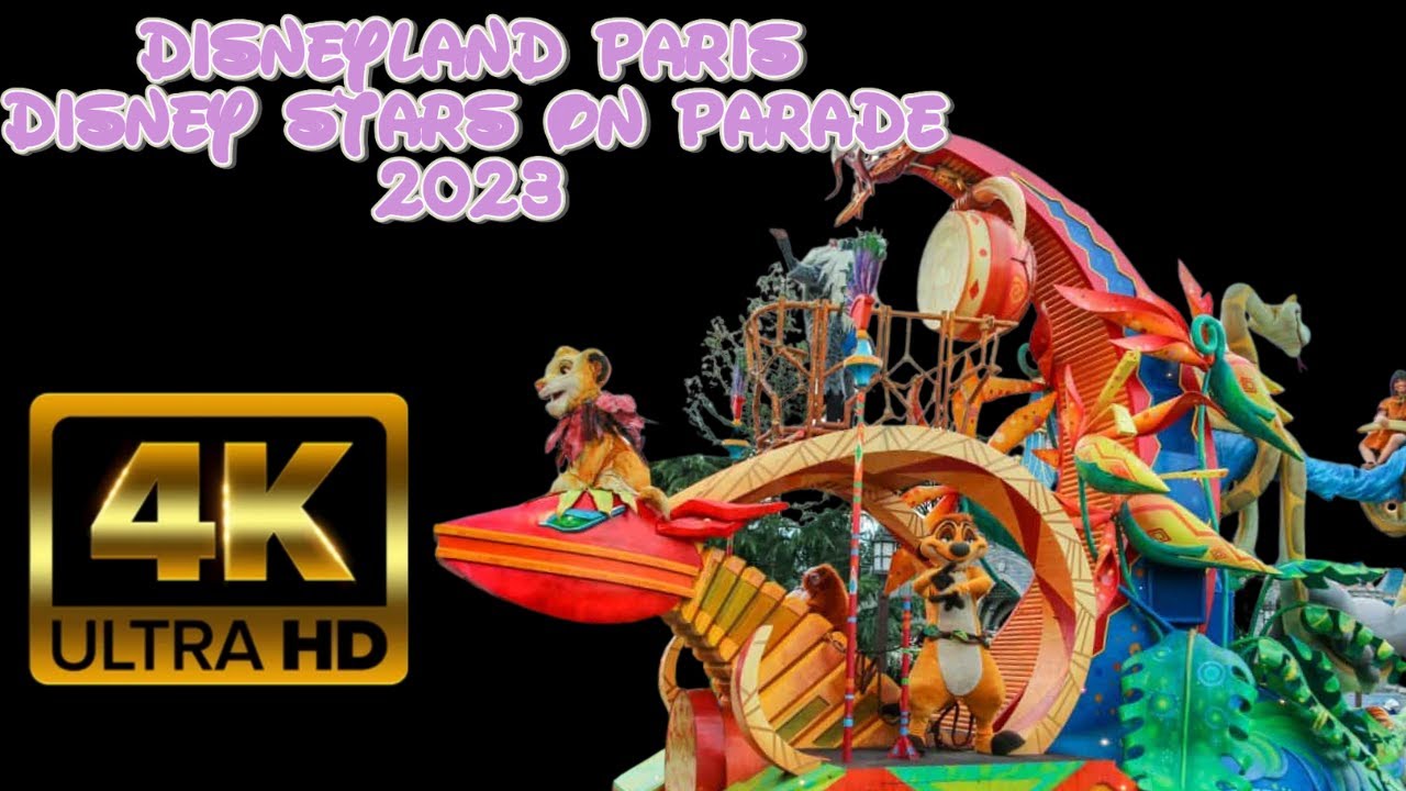 Disney Stars on Parade 4K POV | Disneyland Park at Disneyland Paris ...