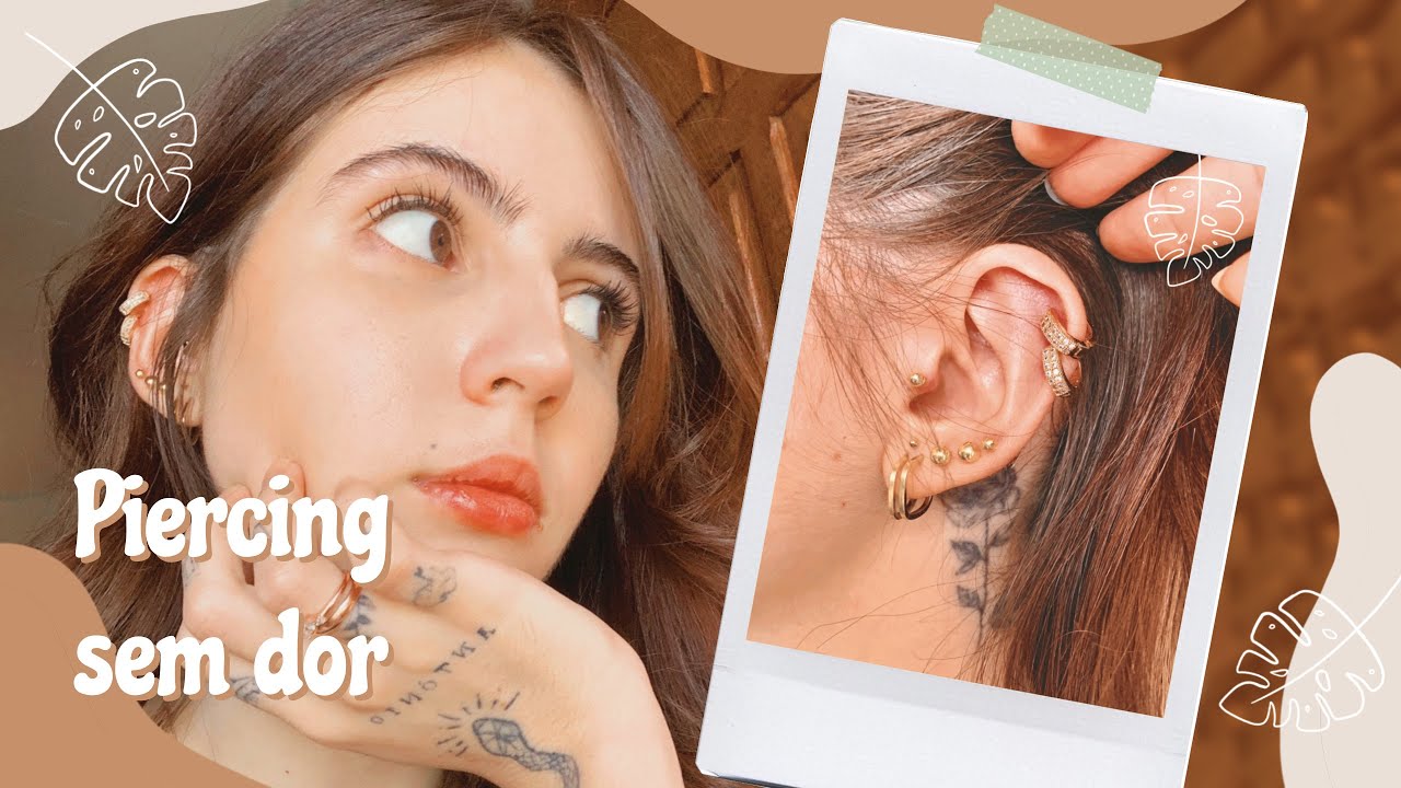 Como colocar piercing de modo barato e sem dor || - YouTube