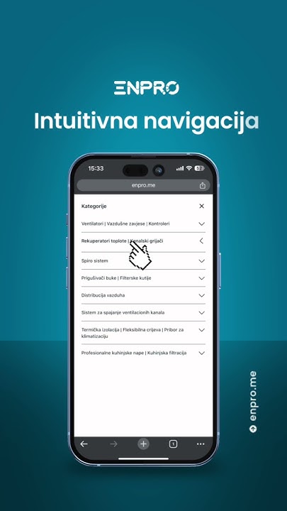 ENPRO website - Intuitivna navigacija - YouTube