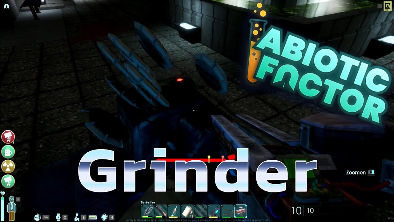 Abiotic Factor - Grinder / Weapon Test - YouTube
