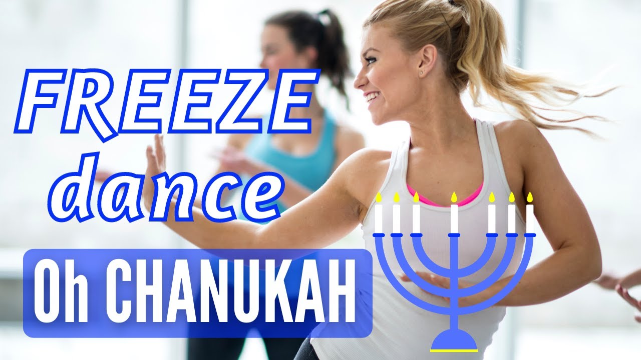 Oh HANUKKAH freeze dance with STOPS (no copyright music) - YouTube