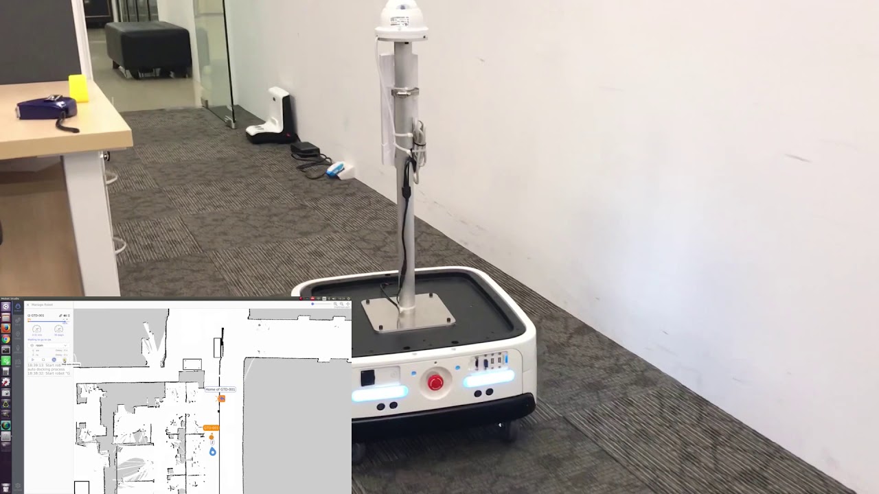 Auto Docking Function Demo - YouTube