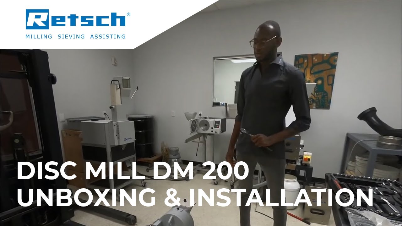 Disc Mill DM 200 - Unboxing & Installation #RETSCH #discmill # ...