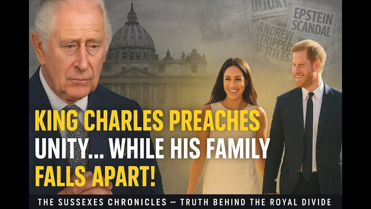 King Charles Calls for Unity Amid Andrew Scandal While Prince Harry ...