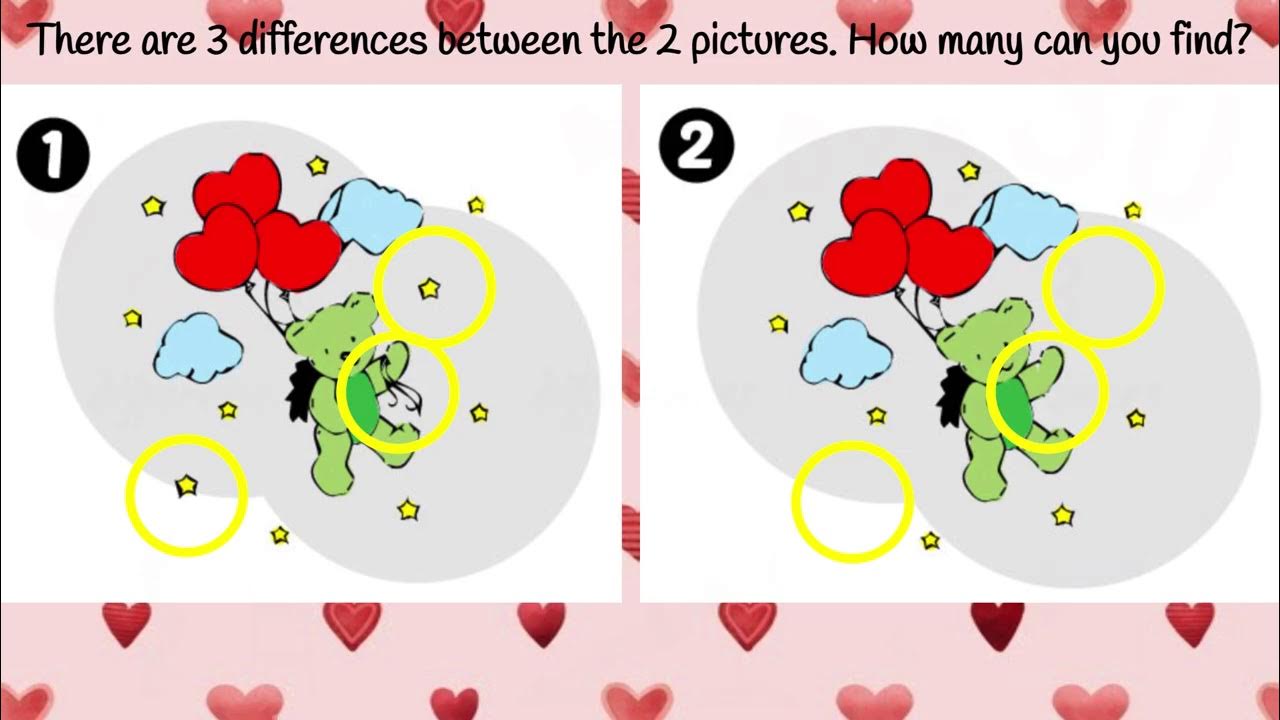 Valentine’s Day Fitness - Spot the Difference - YouTube