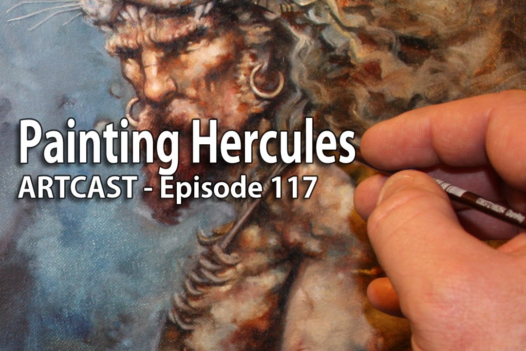 Artcast #117 Painting Hercules - YouTube