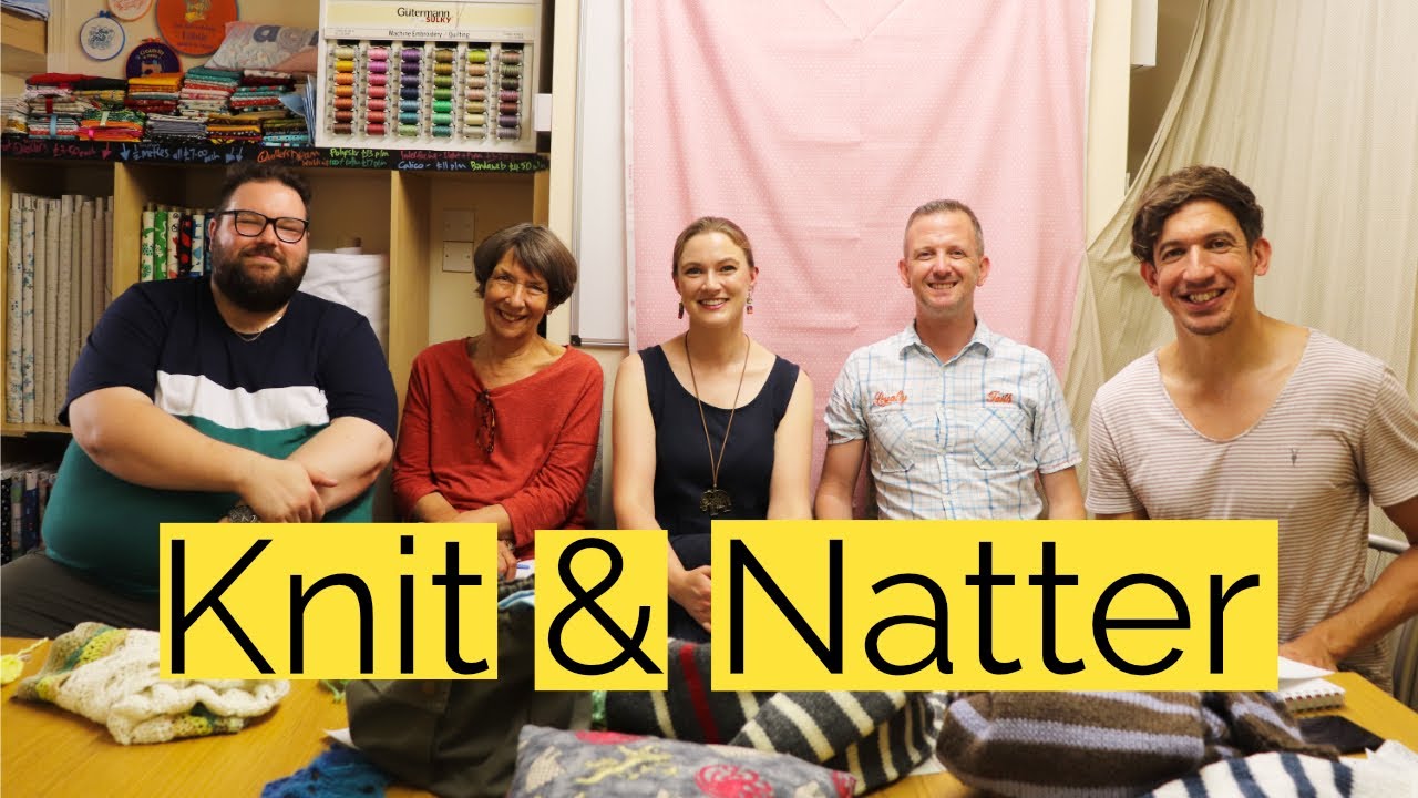 Knit and Natter Chat at The Woolpatch. - YouTube