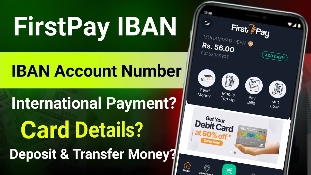 FirstPay ka IBAN Number Kaise Nikale | How to find FirstPay IBAN for ...