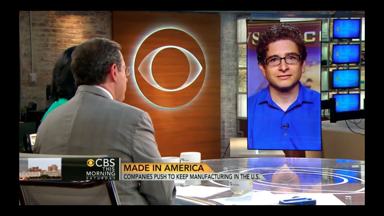 American Made Movie - CBS-Vincent Vittorio on CBS-Morning News Press ...