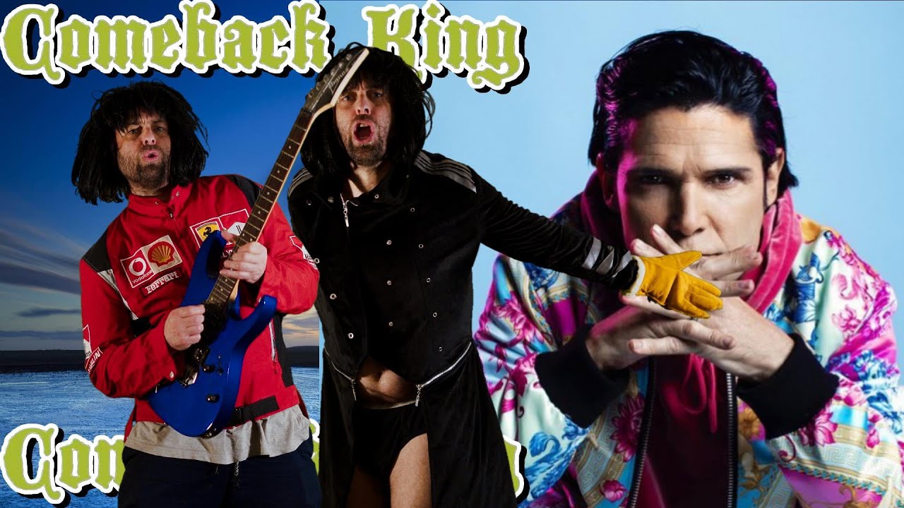 Corey Feldman Comeback King Guitar Solo Rap Song - YouTube
