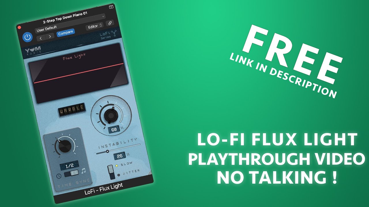 Demo Video of FREE Lo-Fi Flux Lite Plugin from Yum Audio ! - YouTube