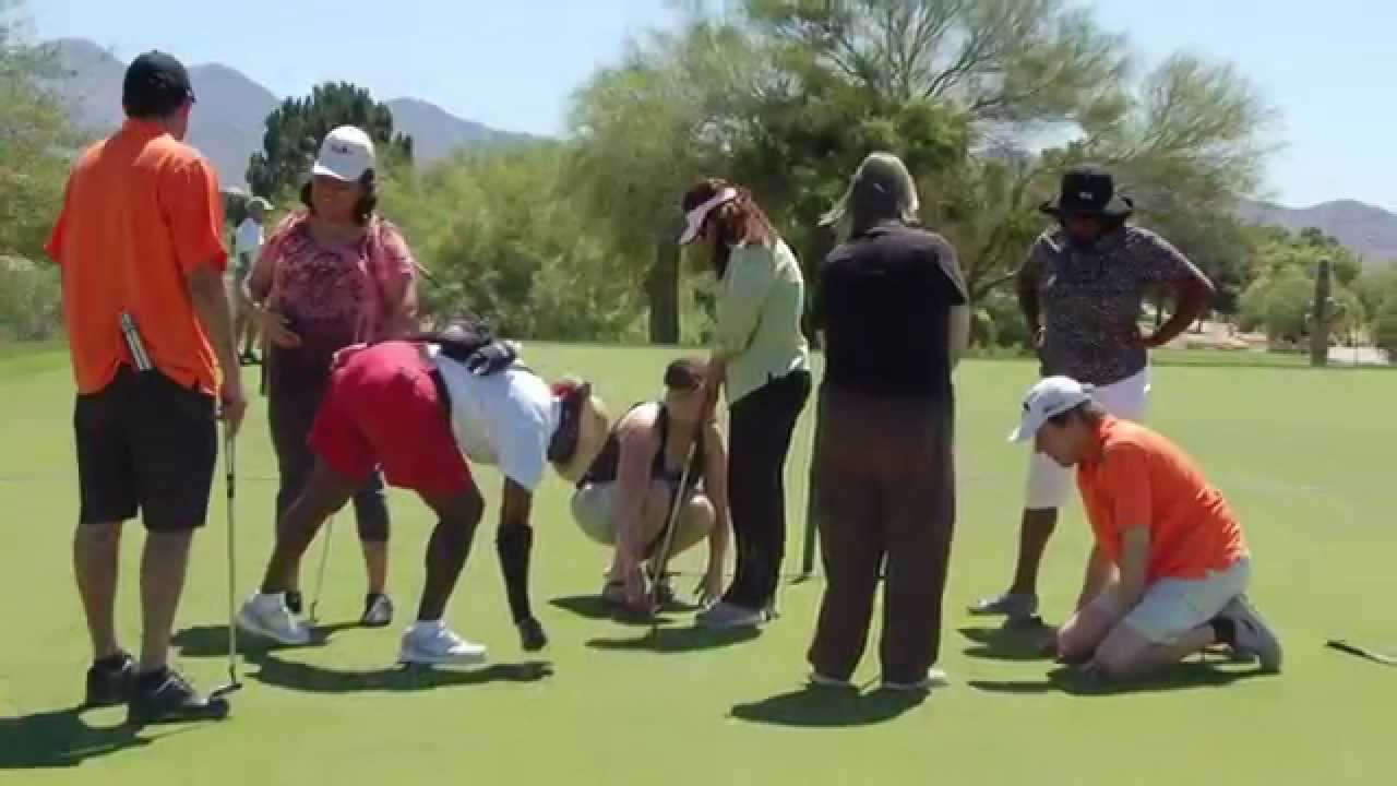 Heather Farr Blind Golf Clinic Slideshow - YouTube
