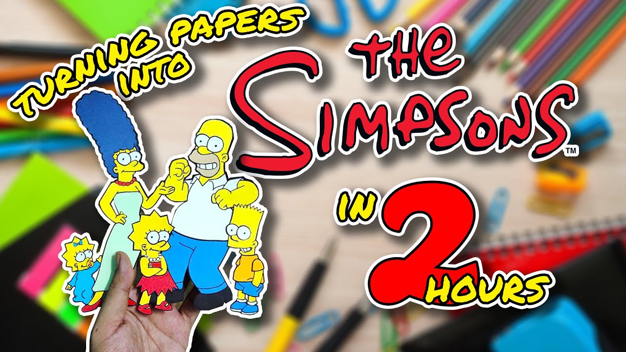 Turning papers into THE SIMPSONS in 2 hours - YouTube